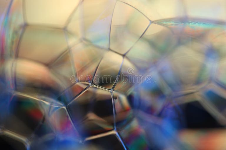 Green and Blue Bubbles, Fluid Background, Dark Abstraction Stock Image ...