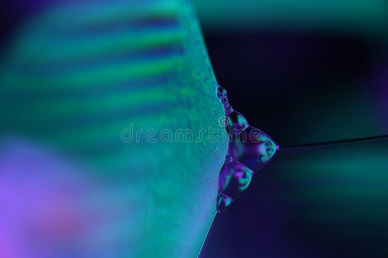 Green Liquid Reflection on Black Background, Fluid Background, Dark ...