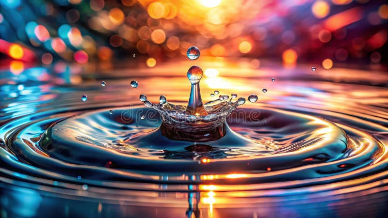 Radiant Sea with Sun Reflections. Generative AI Stock Illustration ...