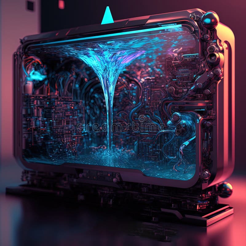 Liquid Technology Computer of the Future Generative Ai Stock ...