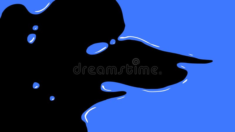 Liquid Transition Effect Alpha Channel Stock Video - Video of effect ...