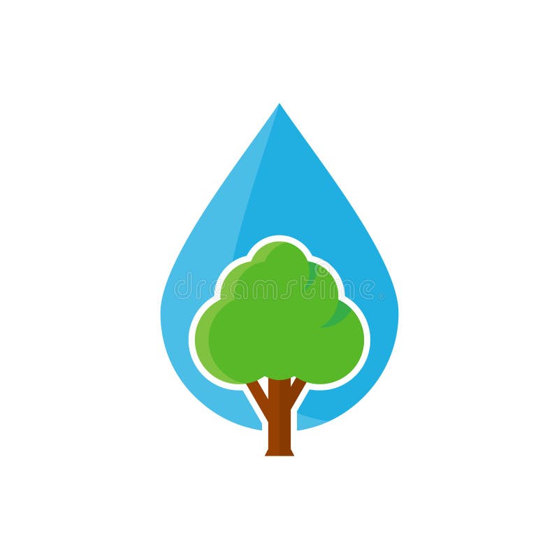 Liquid Tree Logo Icon Design Stock Vector - Illustration of idea ...