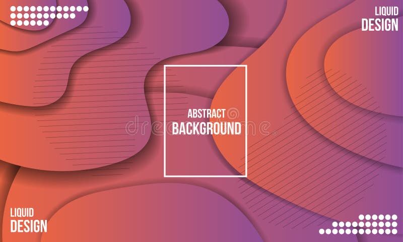 Liquid Trend Color Abstract Background Design, Grapefruit Sunset ...