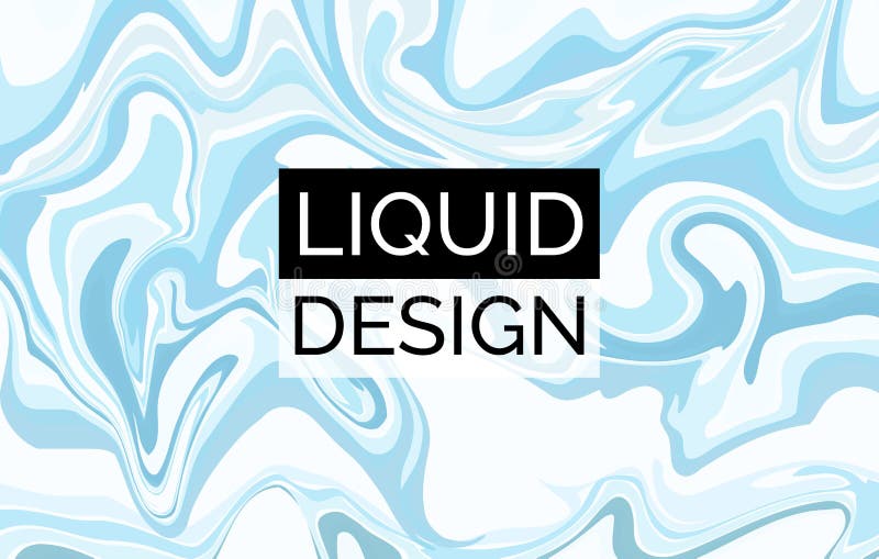 Liquid Vector Background. Abstract Light Blue Fluid Backdrop. for ...