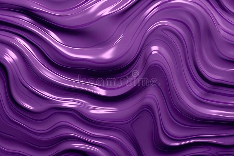 Liquid Violet Wavy Plastic Texture. Wrinkle Silicone Sheet Stock ...