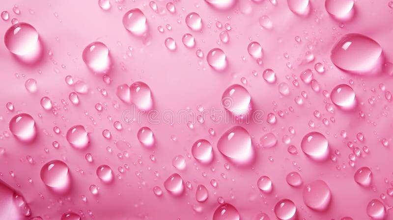 Liquid Water Drop on Pink Background, Texture or Pattern for Wallpaper ...