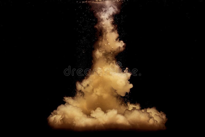 Liquid Water Explosions. Underwater Liquid Photography Stock Image ...