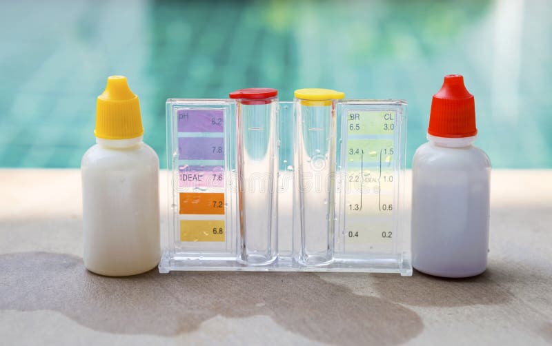 Liquid Water Testing Test Kit Stock Image - Image of chlorine, clean ...