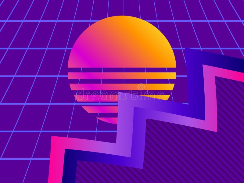 Liquid Wave, Violet Gradient. Modern Trend Background. Synthwave ...