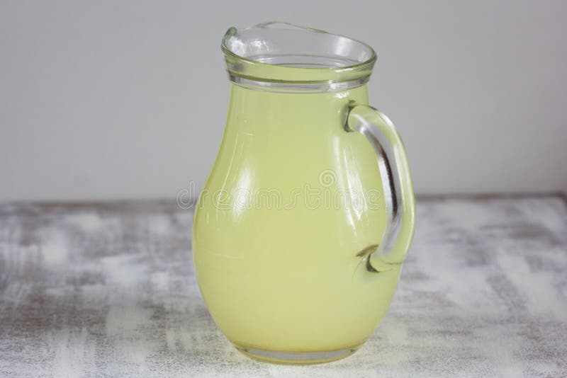 Liquid Whey that Remains after Formation of Curds in Jar on White ...