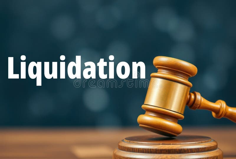Liquidation Legal Terms Words Phrases Background Stock Illustration ...