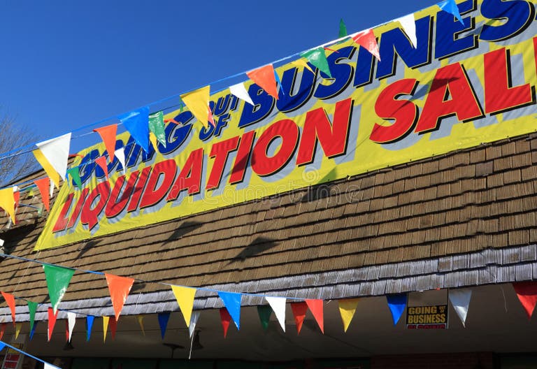 Liquidation Sales stock image. Image of sales, flags - 27624995