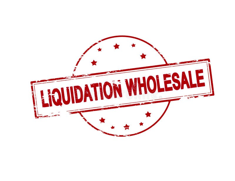 Liquidation wholesale stock illustration. Illustration of rectangular ...
