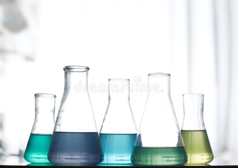Liquids for experiment stock image. Image of study, sample - 82072197