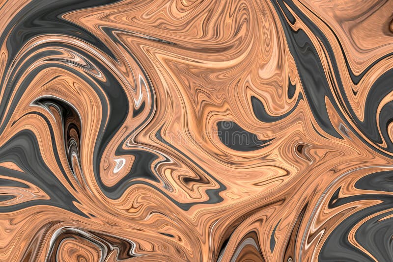 Liquify Abstract Pattern with Brown, White and Grey Graphics Color Art ...
