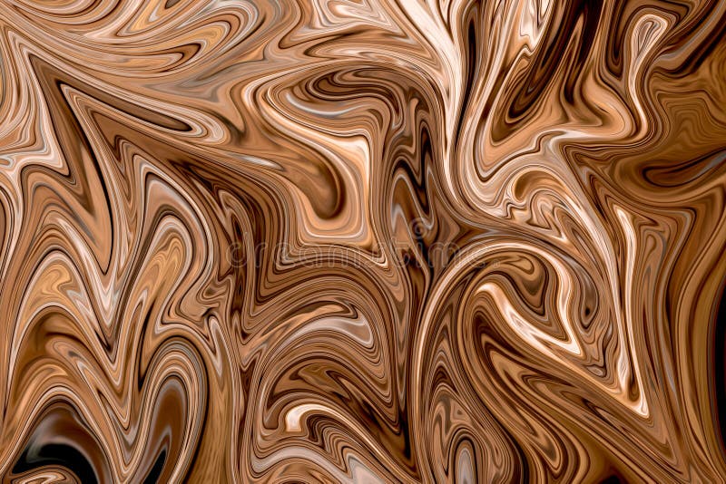 Liquify Abstract Pattern with Brown, White and Grey Graphics Color Art ...