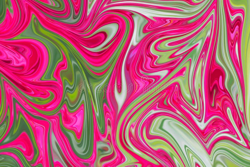 Liquify Abstract Pattern with DeepPink, Green and Pink Graphics Color ...