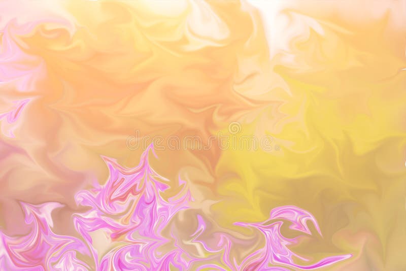 Liquify Abstract Pattern with Pink, Yellow and Green Graphics Color Art ...