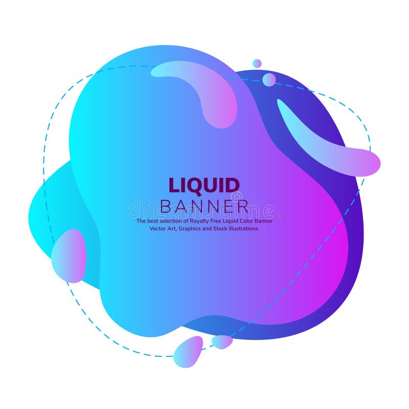 Sale Banner Liquify Fluid Color Banner Background Design Template Stock ...