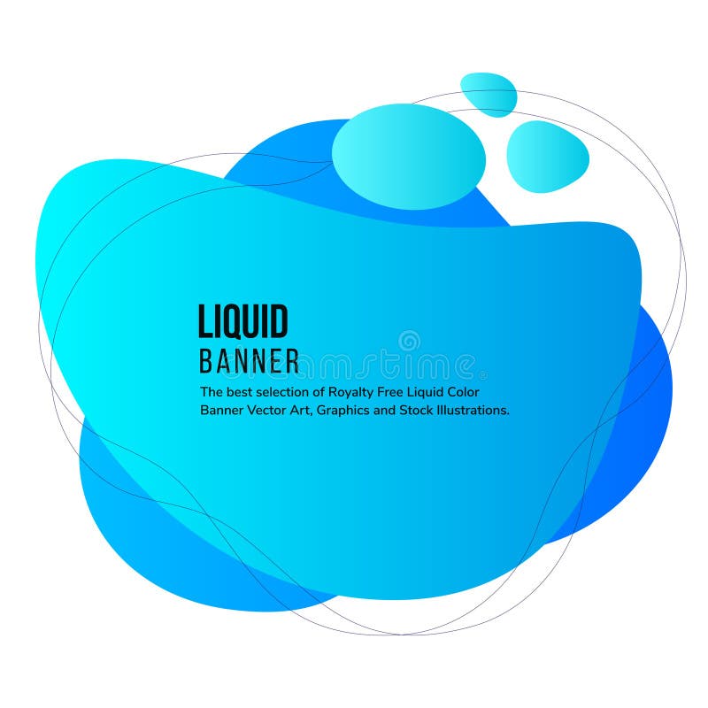Sale Banner Liquify Fluid Color Banner Background Design Template Stock ...