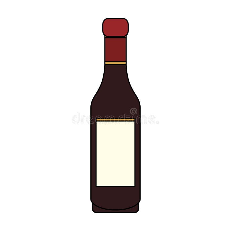 Liquor bottle icon image stock vector. Illustration of drink - 87036429
