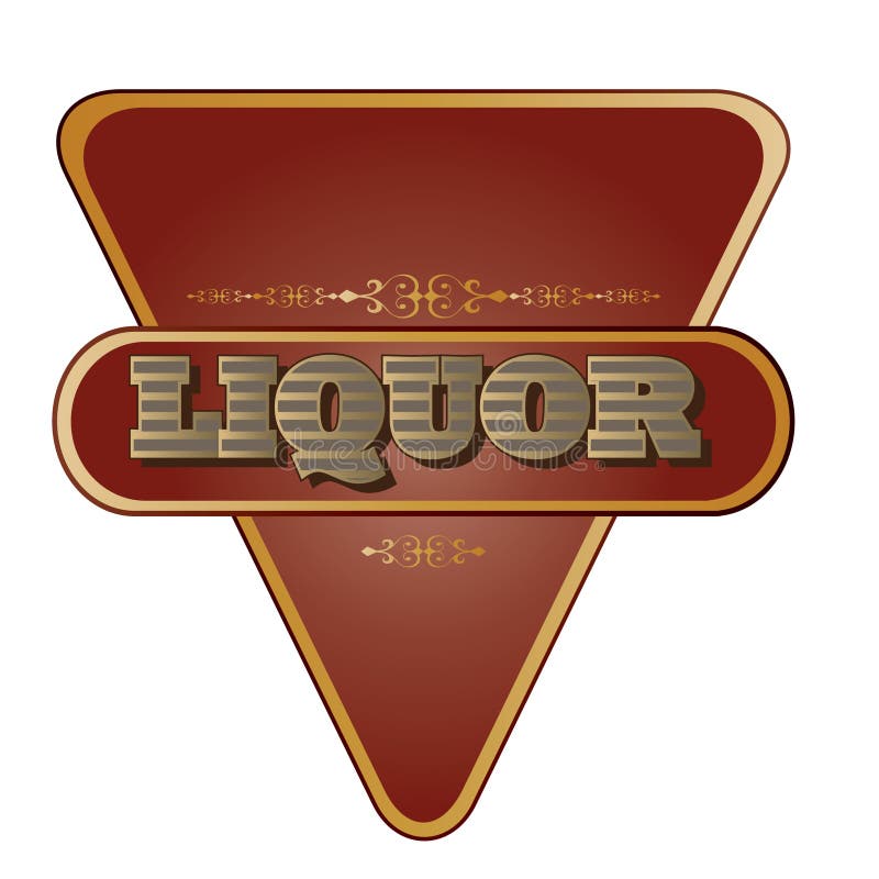 Liquor Label, Modern Style Typographic Template, Beverage Package ...