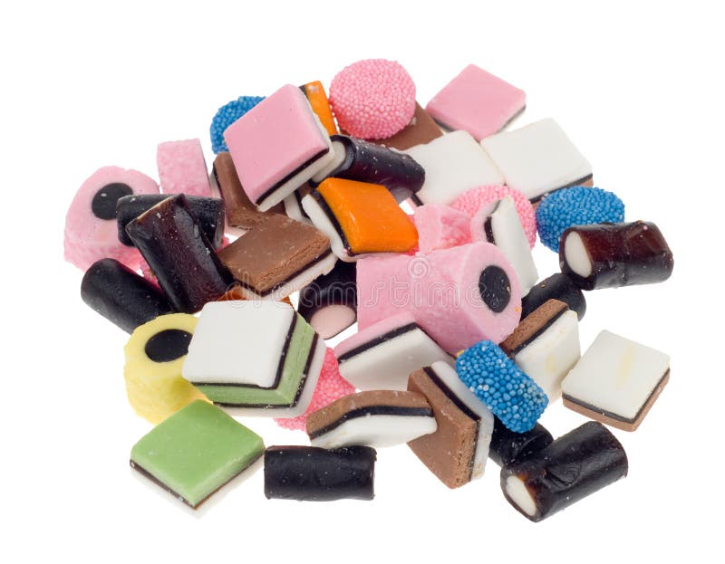Licorice allsorts stock photo. Image of background, black - 9701936