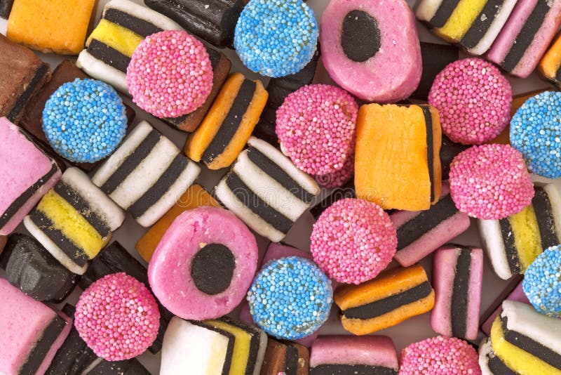 Liquorice sweets stock photo. Image of stripes, assortment - 26899454