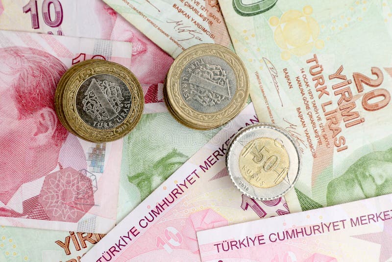 Lira turca imagen de archivo. Imagen de negocios, finanzas - 123697327