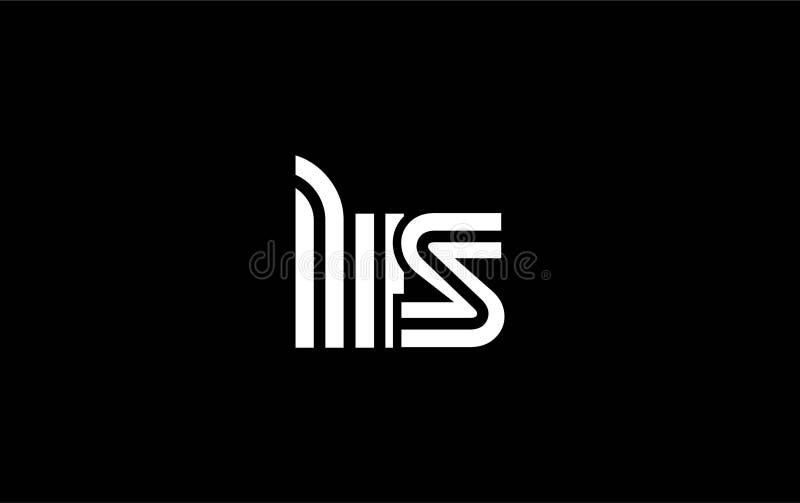LIS Creative Unique Modern Letter Logo Design Stock Vector ...