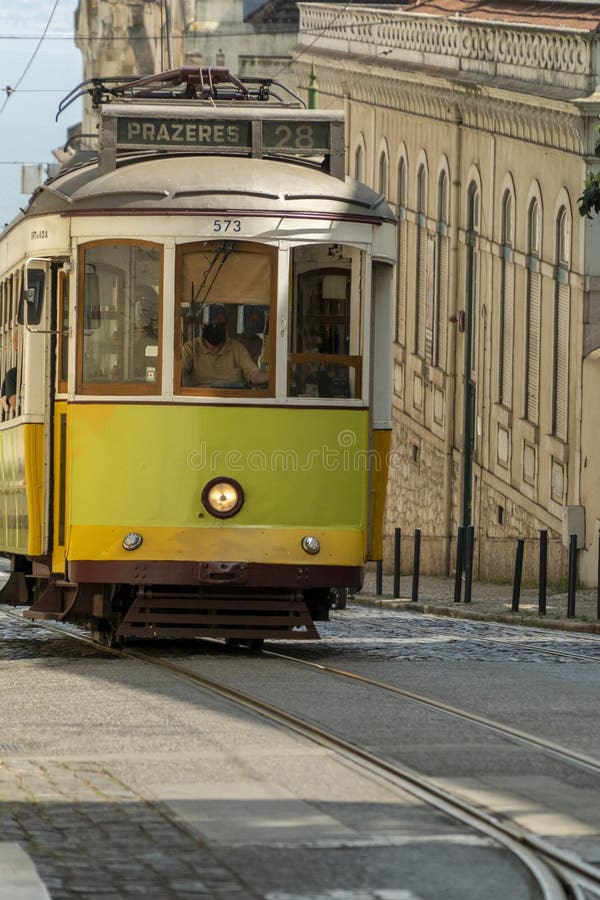 Lisbon Trolley editorial photography. Image of lisbon, street - 509687