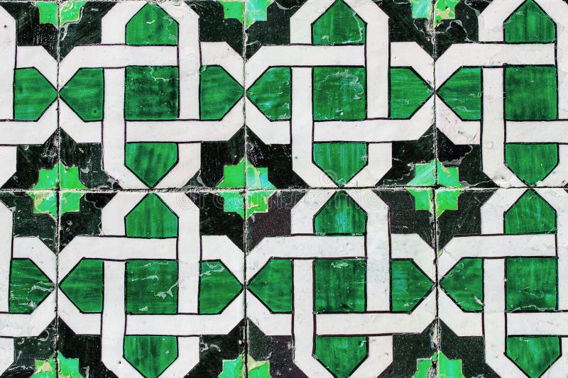 Lisbon Ceramic Tiles. Ornate Brightly Colored Portugese Tile Texture ...