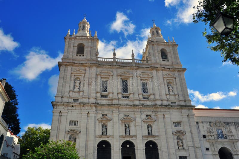 Lisbon church stock image. Image of style, portugal, church - 30580535