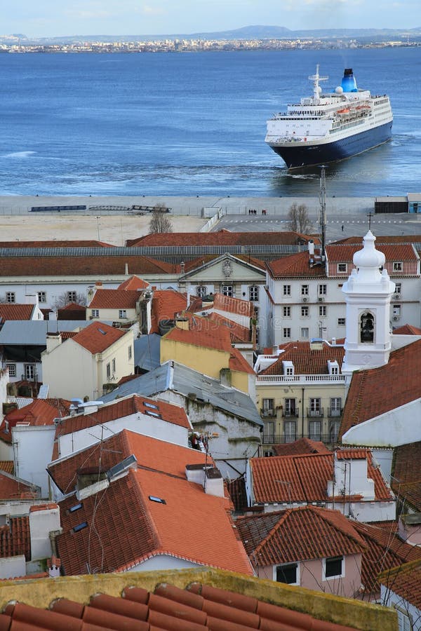 Lisbon Harbour Portugal stock photo. Image of harbour - 47615214