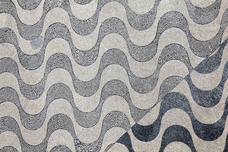 Lisbon pavement Waves stock image. Image of handwork - 24124557