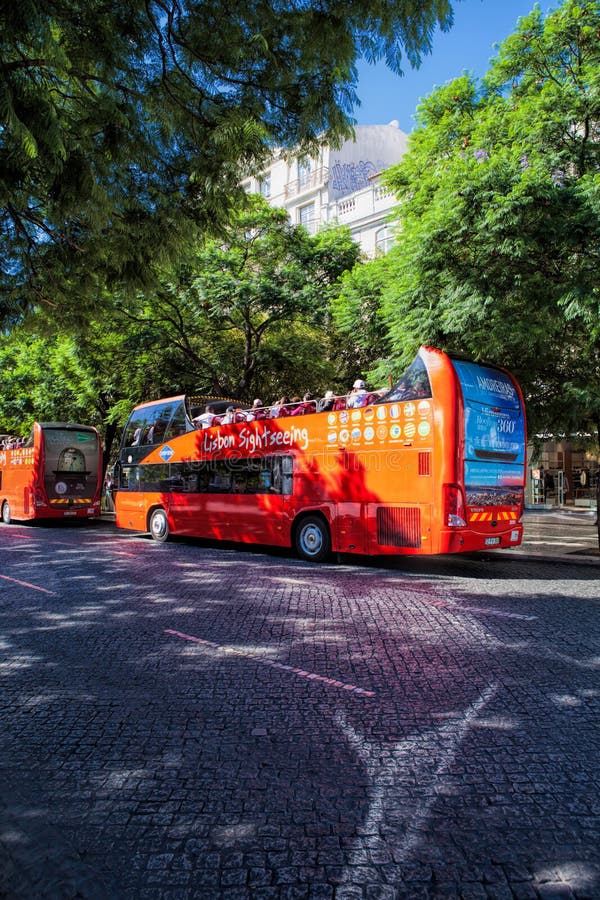 LISBON, PORTUGAL Bus Tour in Lisbon, Editorial Photo - Image of tour ...