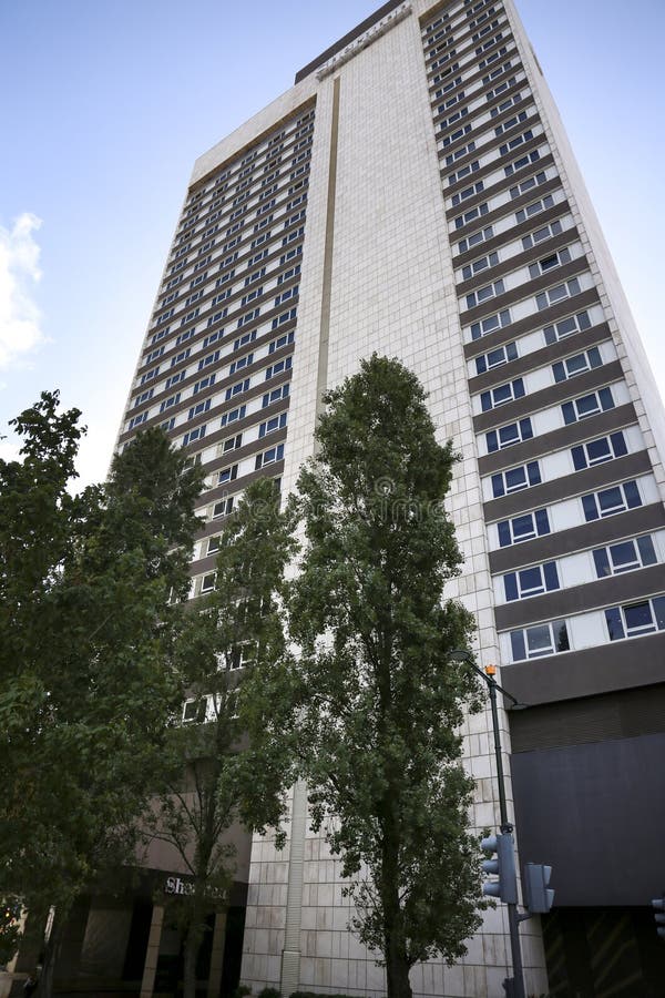 Facade of the Sheraton Hotel in Lisbon Editorial Image - Image of ...
