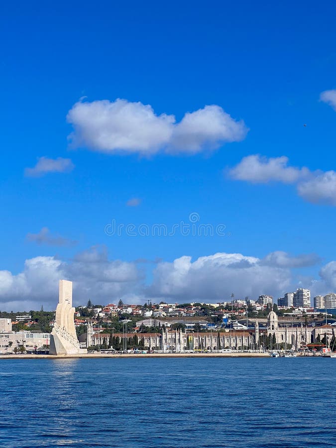 Lisbon from Tagus River editorial photography. Image of cityscape ...