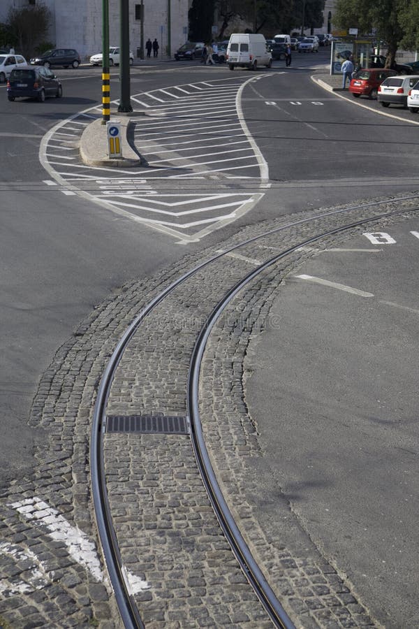 Rails and curves stock image. Image of rails, poniente - 19611557