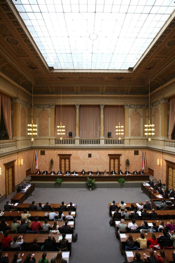 Lisbon Treaty on Czech Constitutional Court Editorial Stock Image ...