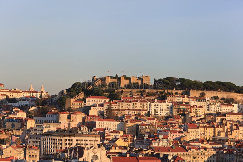 Lisbon view stock photo. Image of cityscape, ancient - 23723350