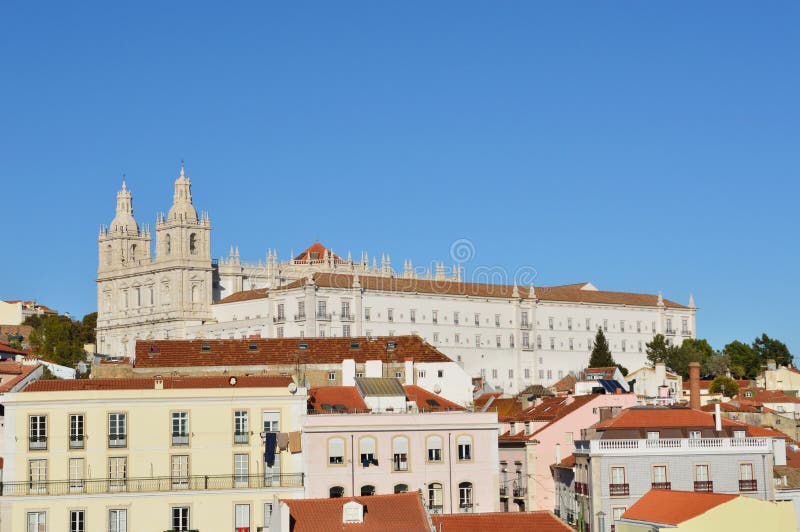 Lisbon stock image. Image of geographical, high, colored - 36120009