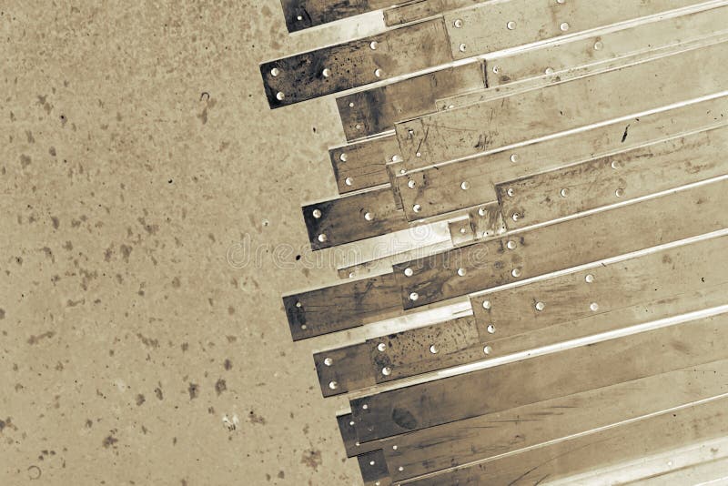 Listón del metal imagen de archivo. Imagen de superficie - 61157663