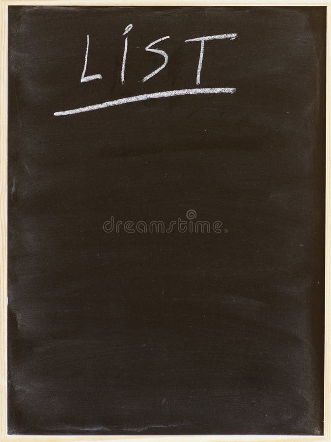 List stock image. Image of dust, design, media, category - 14109117