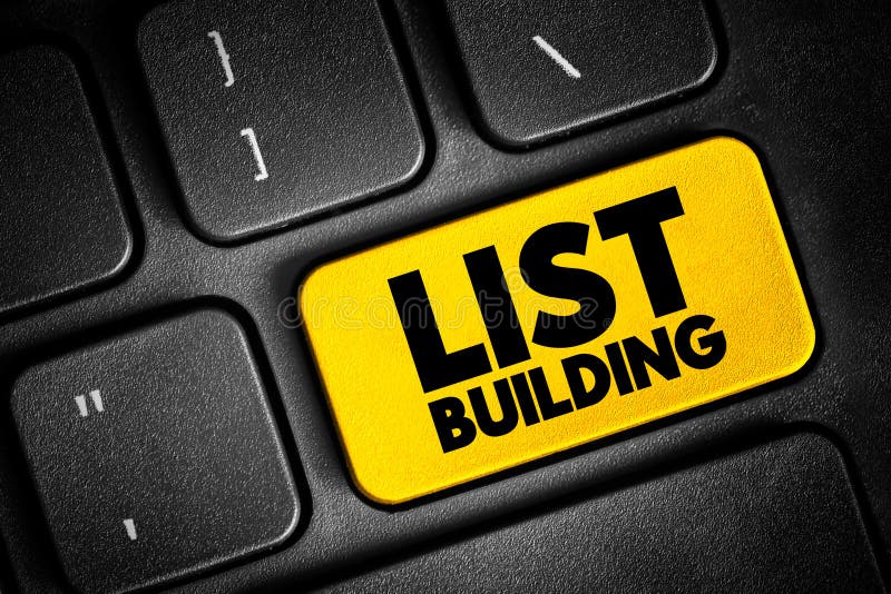 List Building - Process of Collecting Email Addresses from Visitors and ...