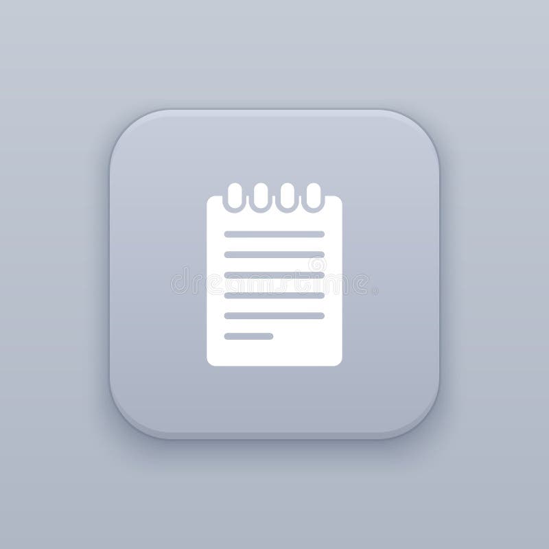 List button, best vector stock vector. Illustration of document - 129657343