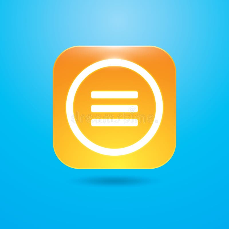 List Button. Vector Illustration Decorative Background Design Stock ...