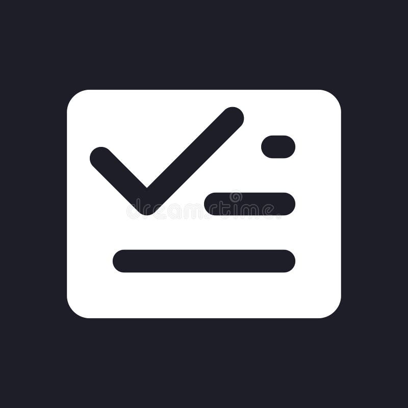 List Checkmark Silhouette Stock Illustrations – 892 List Checkmark ...