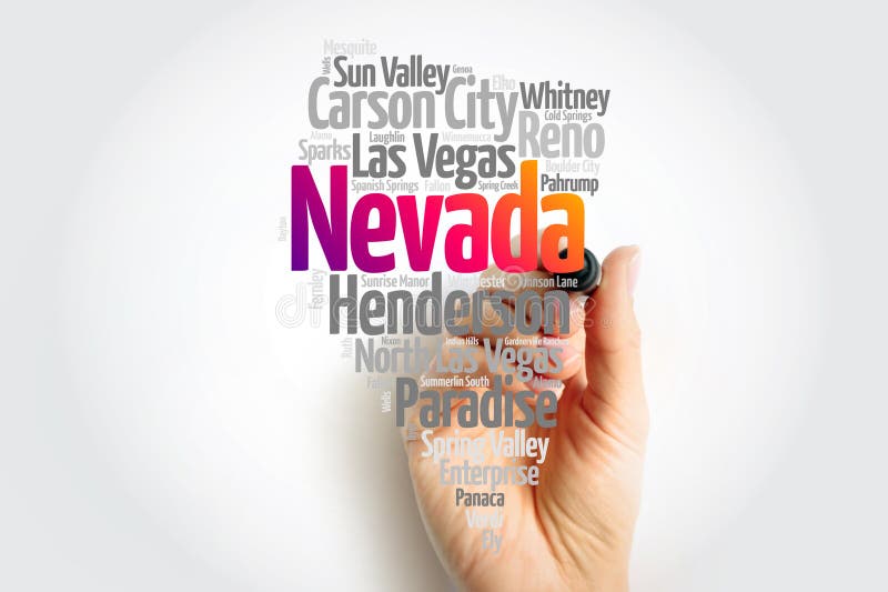 Nevada Cities Map Stock Photos - Free & Royalty-Free Stock Photos from ...