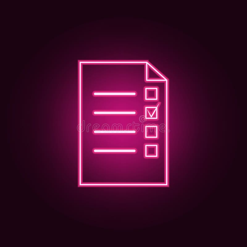 List of Elections Neon Icon. Elements of Election Set Stock ...